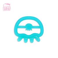China LFGB Toddler soft Silicone Teether Food Grade BPA Free Eco Friendly Jellyfish Animal for sale