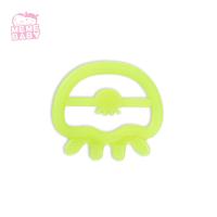 China LFGB Toddler soft Silicone Teether Food Grade BPA Free Eco Friendly Jellyfish Animal for sale