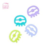 China LFGB Toddler soft Silicone Teether Food Grade BPA Free Eco Friendly Jellyfish Animal for sale