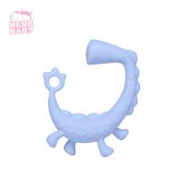 China Bpa Free Funny Dinosaur Chew Silicone Baby Teether For Toddler for sale