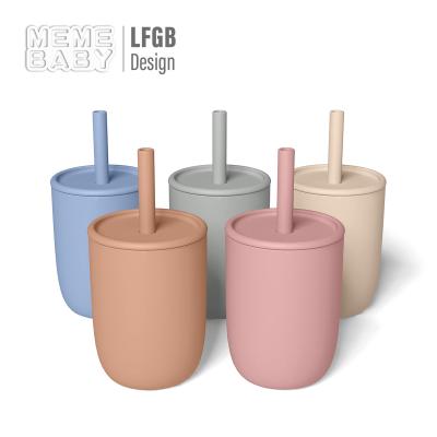 China Customizable Silicone Baby Cup Training For Drinking Toddler Sippy Cup for sale