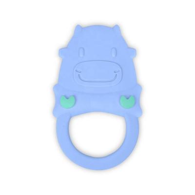 China Reusable Cute Cow Soft Silicone Teether 230 Degree Temperature Resistance for sale