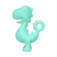 China Adorable Silicone Dinosaur Teether Teether Gingival Pain Relief As Kids Gift for sale