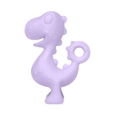 China Adorable Silicone Dinosaur Teether Teether Gingival Pain Relief As Kids Gift for sale