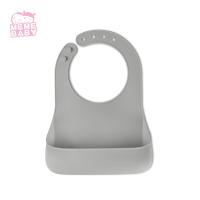 China Comfortable Soft Silicone Weaning Bibs Easy To Clean Customized for sale