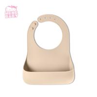 China Waterproof Easy Cleaning Food Catching Bib Multicolor OEM Service for sale