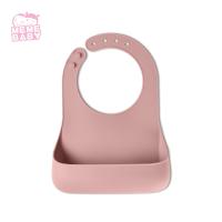China Comfortable Soft Silicone Weaning Bibs Easy To Clean Customized for sale