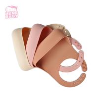 China Waterproof Easy Cleaning Food Catching Bib Multicolor OEM Service for sale