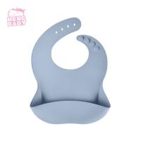 China Waterproof Silicone Food Catching Bib Easily Clean Customized for sale