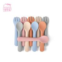 China Minimalist Style BPA Free Baby Training Utensils For Newborn Kids for sale