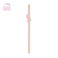 China BPA Free Long Silicone Reusable Straw Baby Customizable Durable for sale