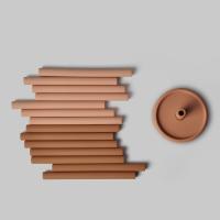 China Rust Color Spilt Proof Silicone Straw Cup CPC Certified BPA Free for sale