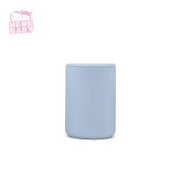 China Spill Proof Silicone Sippy Cup With Straw And Handle Eco Friendly for sale