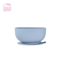 China Non Slip food Mixing silicone bowl Bowl With Silicone Lid for sale