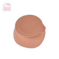 China Soft Suction Silicone Baby Bowl Eco Friendly BPA Free Non Slip Kids Baby Bowl for sale