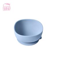 China Suction Silicone Bowl Baby Weaning Bowl Set BPA Free Easy Clean Silicone Baby Bowl for sale