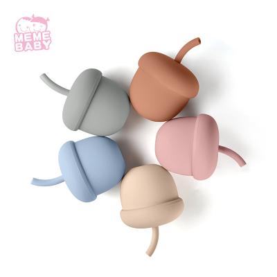 China Kids Water Silicone Sippy Cup For Drinking Training Leakage Proof for sale