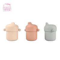 China Anti Drip Microwave Safe Silicone Sippy Cup Baby Use With Lid for sale