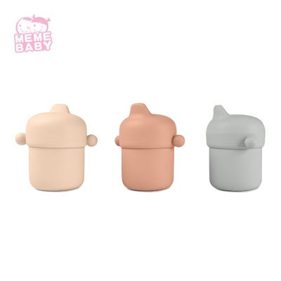 China 6oz Customized Tight Lid Infant Silicone Cup Spout Cup For Smoothie for sale