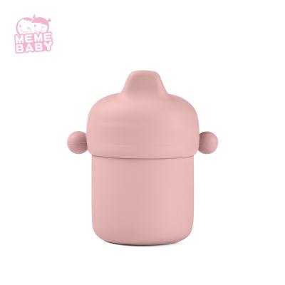 China Silicone Sippy Cup Baby Safe Anti Spill Sustainable Eco Friendly Kid With Lid for sale