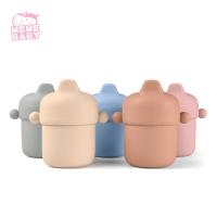 China OEM Welcome Leak Proof Portable Silicone Feeding Cup With Lid for sale