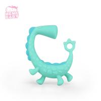 China BPA Free Germany Wacker Soft Silicone Teether Wearable For Infant for sale