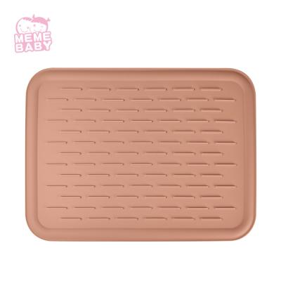 China Children Silicone Placemat Non Slip Thick High Quality Siliconmat Baby Kid Food Grade for sale