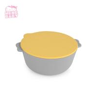 China 100% Food Grade Silicone Weaning Suction Bowls With Lid BPA Free for sale