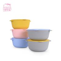 China Multicolor Warm Keeping Silicone Soup Bowl For Baby Weaning for sale