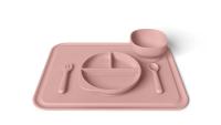 China Microwave Safe Silicone Bib And Plate Set for sale