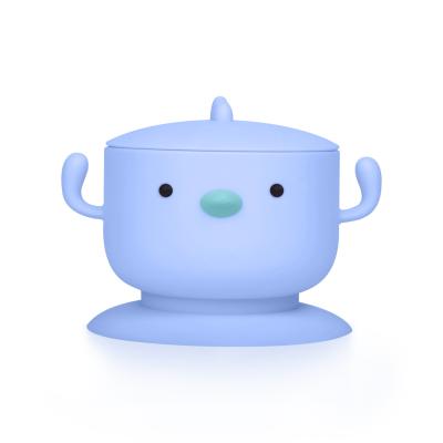 China Chicken Shape Silicone Weaning Bowl BPA Free 230 Degree Temperature Resistance for sale
