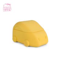 China Silicone Baby Bowl Car Weaning Dinnerware Set Environmentally Friendly Kid WIth Lid for sale