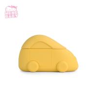 China Silicone Baby Bowl Car Weaning Dinnerware Set Environmentally Friendly Kid WIth Lid for sale