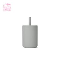 China 6oz Silicone Lid Sippy Cup Custom Silicone Drinking Cups Reusable Temperature Resistance for sale