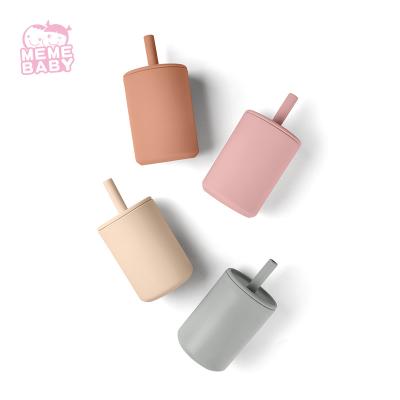 China Lightweight Removable Lid Silicone Baby Cup Stain Resistant for sale