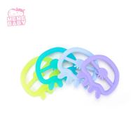 China LFGB Approved Massage Teether Soft Silicone Jellyfish Shape For Kids for sale