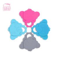 China Food Grade Reusable Elephant Teether Toy For Toddler Kid for sale