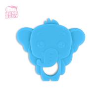 China Food Grade Reusable Elephant Teether Toy For Toddler Kid for sale
