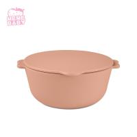 China 100% Food Grade Silicone Weaning Suction Bowls With Lid BPA Free for sale
