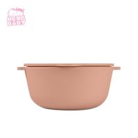 China 100% Food Grade Silicone Weaning Suction Bowls With Lid BPA Free for sale