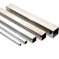 China 201 321 316 304 Stainless Steel Square Tube Aisi Inox Pipe Hairline for sale