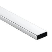 China 301L 201 Mirror Polished Stainless Steel Pipe ASTM JIS Steel Rectangular Tube for sale
