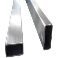China 301L 201 Mirror Polished Stainless Steel Pipe ASTM JIS Steel Rectangular Tube for sale