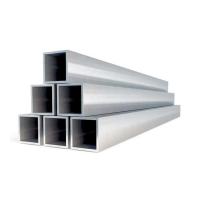China Customized 316L Stainless Steel Square Tube Hairline 201 202 304 316 301 430 409 for sale