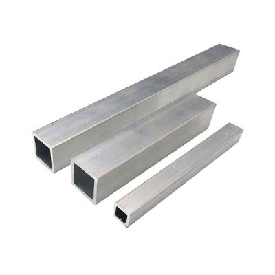 China H12 H14 Cold Drawn Aluminium Tube Perforated Aluminum Square Pipe for sale