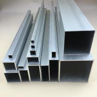 China H12 H14 Cold Drawn Aluminium Tube Perforated Aluminum Square Pipe for sale