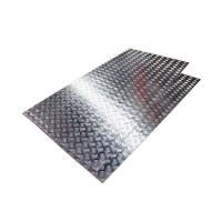 China Flat Aluminum Checkered Plate 3003 5052 6061 Aluminum Diamond Plate for sale