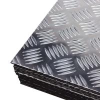 China Flat Aluminum Checkered Plate 3003 5052 6061 Aluminum Diamond Plate for sale