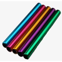 China Colorful Al6061 Al6063 Blasted Alloy Tubing Aluminum Anodized Pipes Round Aluminium Blasting Tubes for sale