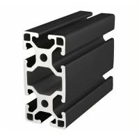 China Industrial Aluminium Extrusion Frame T Slot V Slot Extruded Black Aluminum Profiles for sale